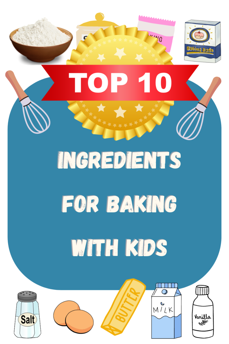 Baking Essential Ingredients for Cooking with Kids - Cooking Party Mom