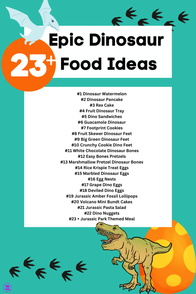 23+ Epic Dinosaurs Birthday Party Food Ideas - Cooking Party Mom