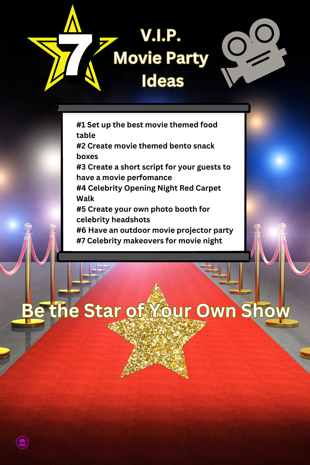 7 VIP Movie Party Ideas: Be the Star of Your Show - Cooking Party Mom