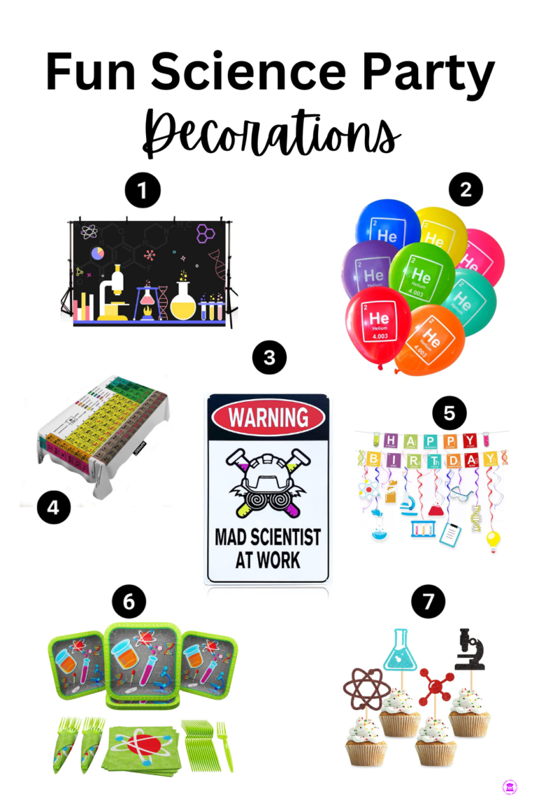 7 Amazing DIY Kids Science Birthday Party Ideas - Cooking Party Mom